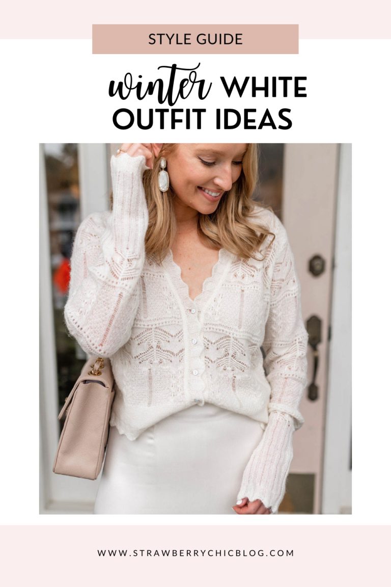 15+ White Winter Outfits - Strawberry Chic